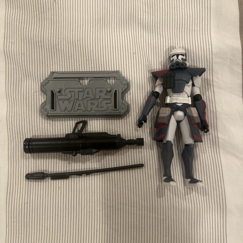 Star Wars Clone Wars CW52 COMMANDER COLT Arc Trooper 3.75" Hasbro 2010 ...