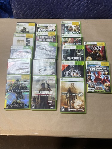 17 Xbox 360 Games Lot Bulk Bundle. All Tested And Working | eBay