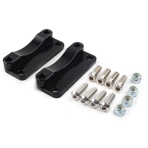 Black Front Fender Relocator Mount Kit For Harley Electra Glide Road ...