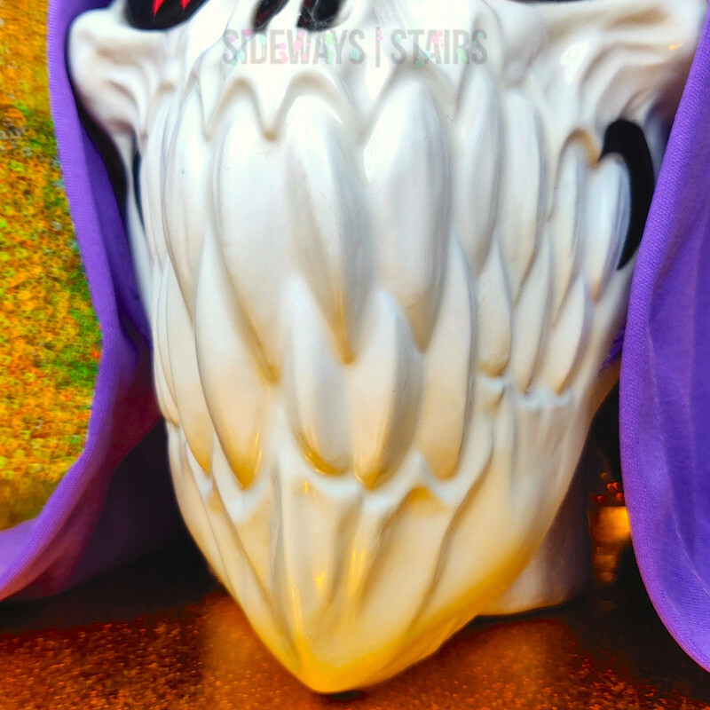 GRAVE DIGGER SKULL MASK purple hood reaper Monster Jam collectible pvc ...