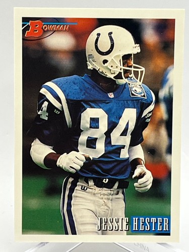 1993 Bowman NFL Football Card #293 Jessie Hester WR #84 Indianapolis ...