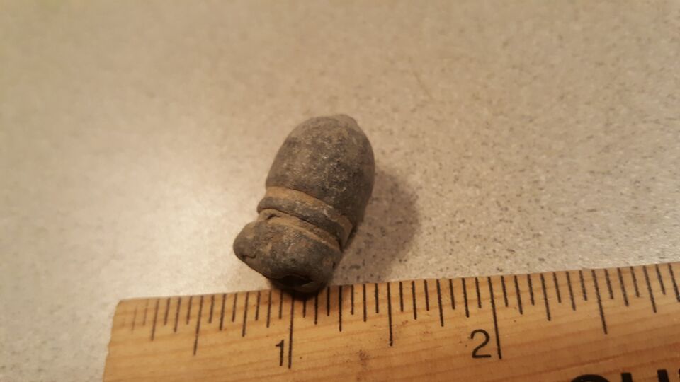Rare C.S. Confederate DUG CIVIL WAR RELIC lead Bullet dug relic ...