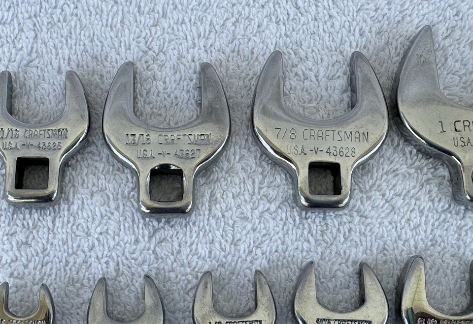 Craftsman USA 3/8” Drive Crows Foot Set -V- Series, Missing 3/4” | eBay