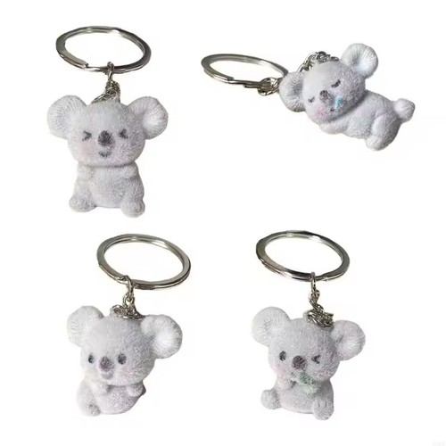 Fluffy Koala Animal Keychains For Amiga Gift Resin Cartoon Cute 3d MB ...