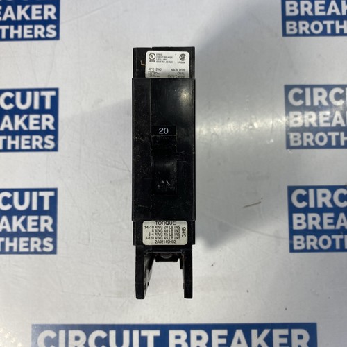 EATON GHB1020 20 Amp 120V 1 Pole Bolt on Circuit Breaker-Warranty (New ...