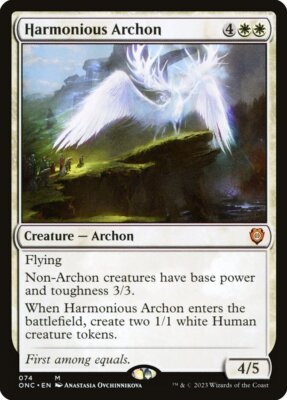 MTG Harmonious Archon (74/208) Phyrexia All Will Be One Commander NM | eBay