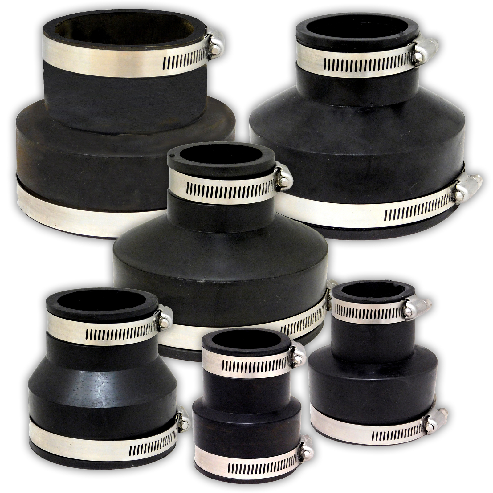 RUBBER REDUCERS STRONG AND DURABLE POND CONSTRUCTION EAZY POD NEXUS KOI ...