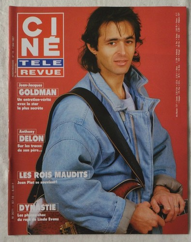 CINE REVUE / JEAN JACQUES GOLDMAN - ANTHONY DELON DYNASTIE - JEAN PIAT ...