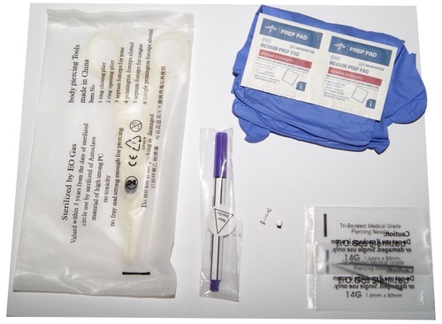 2 Labret Surgical Steel Stud Piercing Ear Cartilage Tragus Nose Stud ...