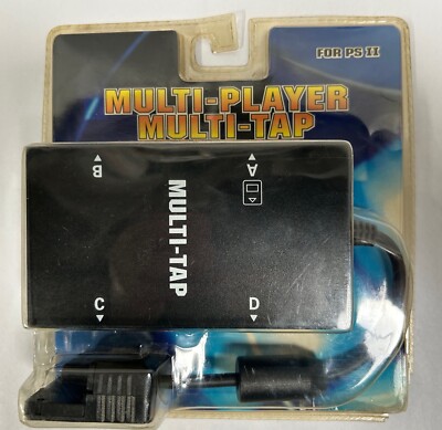 SEALED Generic Multi-Player Multi Tap Adapter Sony PlayStation 2 PS2 PS ...