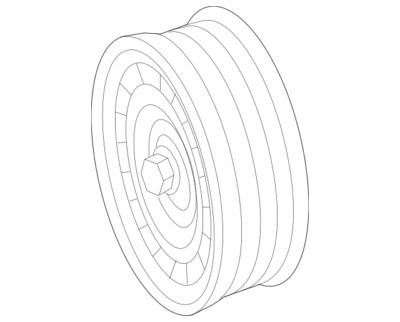 Mercedes Benz GLE63 AMG S 2017-2019 Serpentine Idler Pulley OE ...