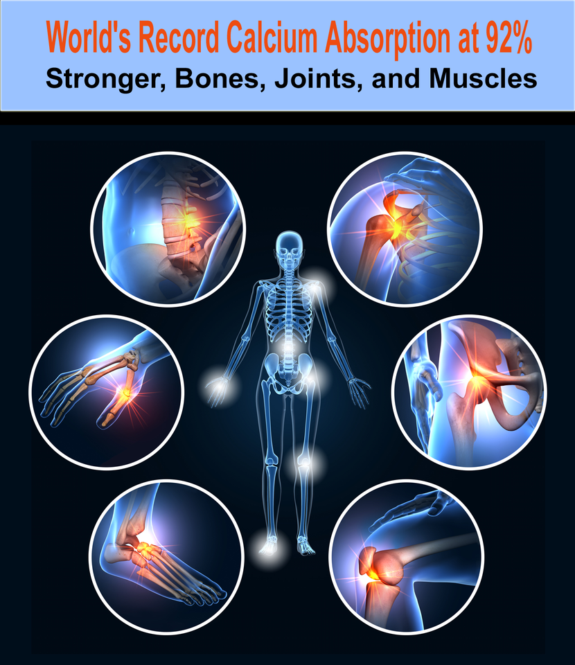 EZorb Calcium (3 Powder) Absorbs 92%, Bone Spurs Osteoporosis Arthritis ...