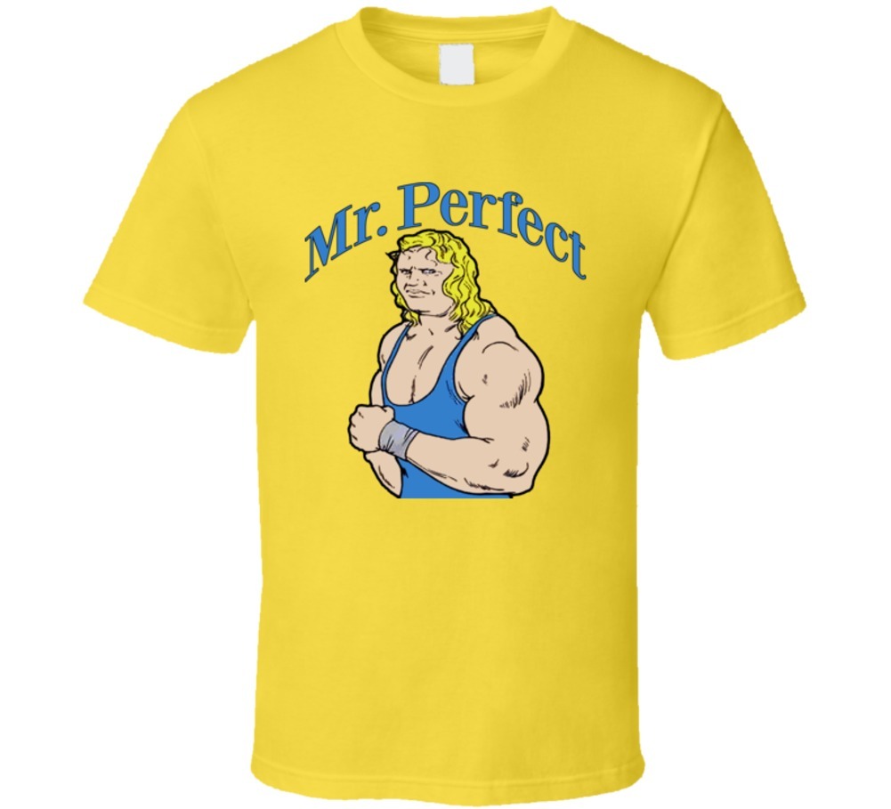 Mr Perfect Retro Wrestling legend T Shirt | eBay