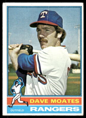 1976 Topps Dave Moates #327 Texas Rangers Baseball Card | eBay