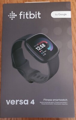 Fitbit Versa 4 Fitness Smartwatch - Black - New unopened box ...