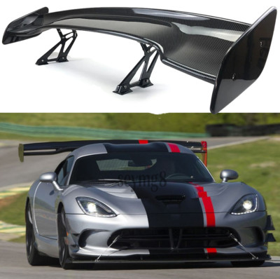 57" GT-Style Carbon Fiber Rear Trunk Spoiler Wing Lip For Dodge Viper ...