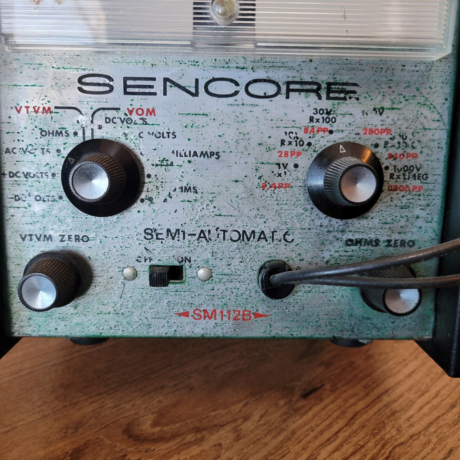RARE Sencore SM-112B Semi-Automatic VTVM VOM Test Meter SM112 | eBay