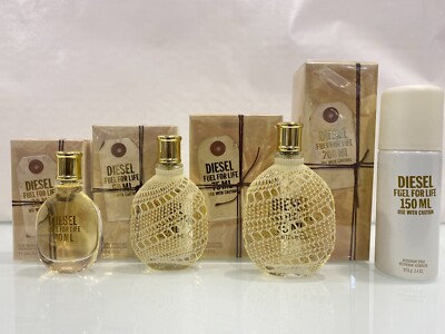 "DIESEL FUEL FOR LIFE" profumo donna 30ml-50ml-75ml/body lotion/Deo ...