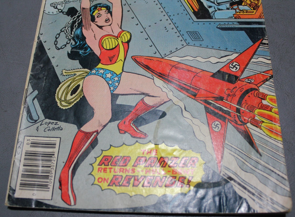 Wonder Woman #229 (DC Comics March 1977) The Red Panzer Returns Hell ...