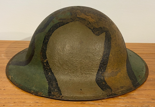WWI WW1 US M1917 Painted Helmet German-Style Turtle Shell Camouflage | eBay