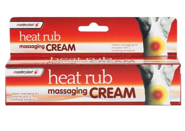 3 x HEAT RUB CREAM 70G FAST PAIN RELIEF RUB ACHES PAINS STIFFNESS ...