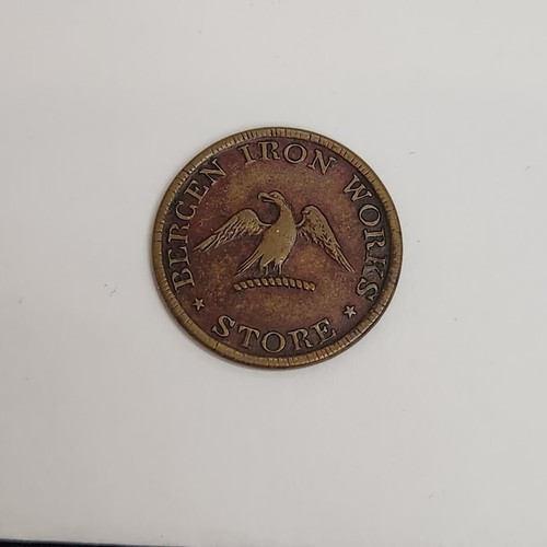 1840 Lakewood New Jersey Hard Times Token Bergen Iron Works | eBay