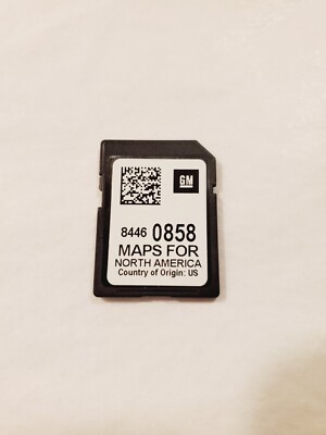 CHEVROLET GMC CADILLAC BUICK NAVIGATION SD CARD 8446 0858 FACTORY GM ...