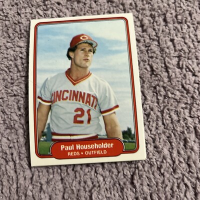 1982 Fleer #68 Paul Householder Cincinnati Reds | eBay