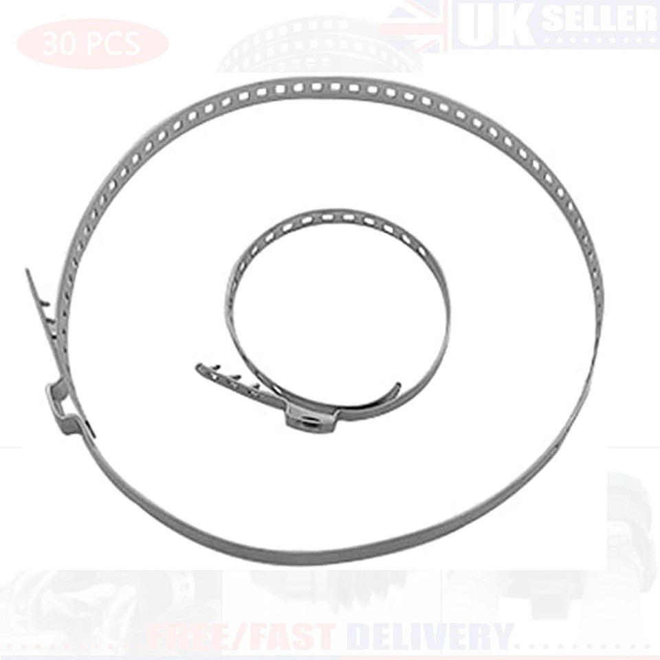 30X UNIVERSAL CV BOOT CLIPS KIT STAINLESS STEEL SET OF 30 CV JOINT ...