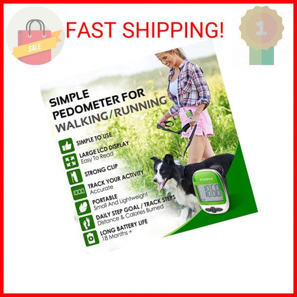 PINGKO Outdoor Multi-Function Portable Sport Pedometer Step/Distance ...