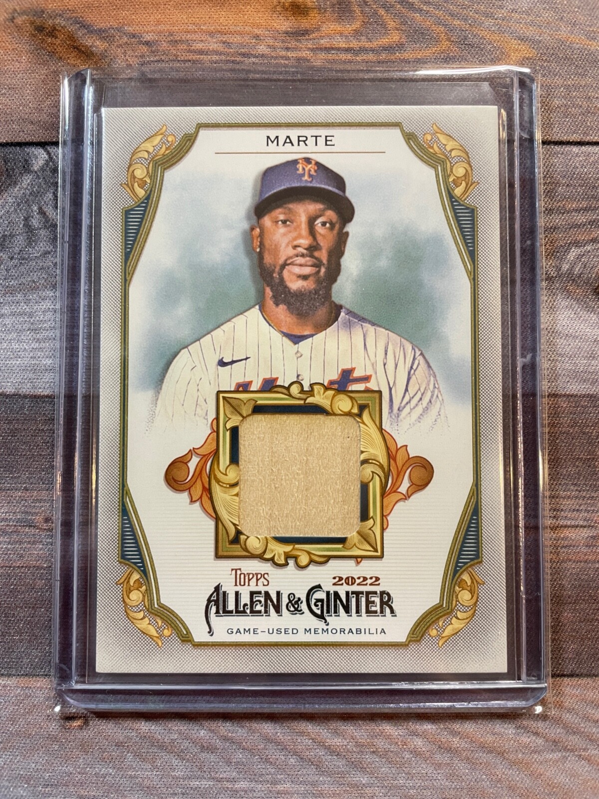 2022 Topps Allen & Ginter Starling Marte Bat Relic New York Mets #AGRB ...