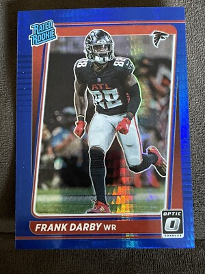 FRANK DARBY RC 2021 Donruss Optic Rated Rookie Blue Hyper Prizm #290 ...