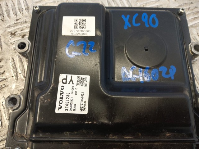 2016 Volvo Xc90 T8 ECU 31452233 2.0 PETROL/HYBRID B4204T35 for sale ...