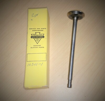 Genuine Antique Clinton Engine Exhaust Valve 16301-1 | eBay