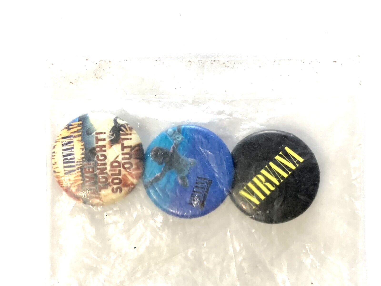 (3) Nirvana 1" Inch Pinback Buttons | eBay