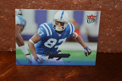 2007 INDIANAPOLIS COLTS REGGIE WAYNE FOOTBALL CARD FLEER ULTRA | eBay