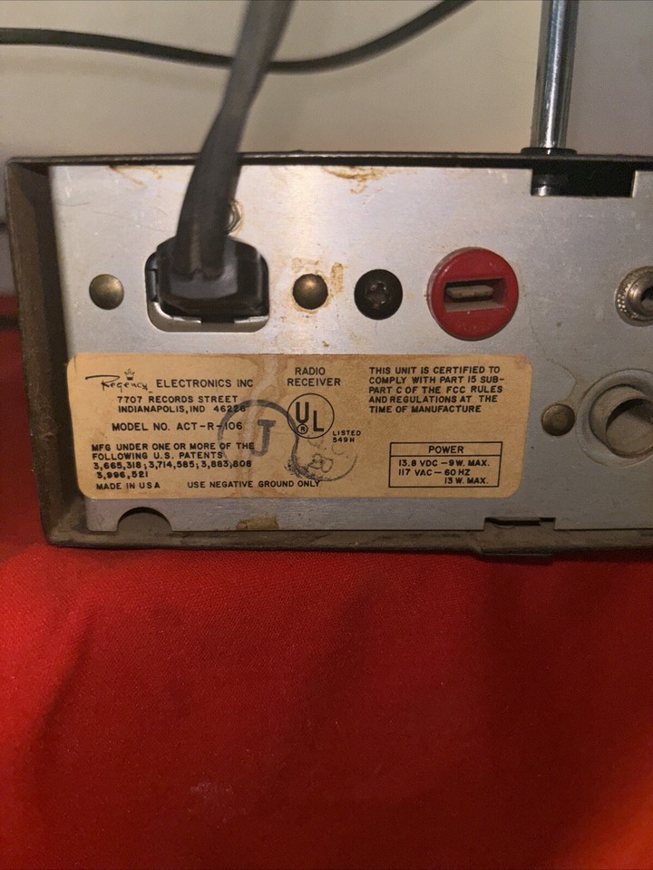 Vintage Regency Scanner- Working! Estate Find | eBay