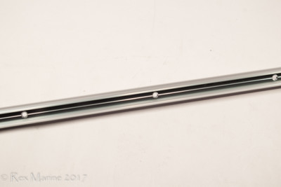 Rub Rail .953" tall Aluminum Clear anodized BT1 accepts rubber insert ...