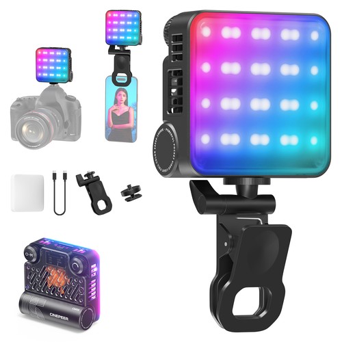 ZHIYUN CINEPEER CM15 15W RGBVideoLight Selfie Light 360° Full Color ...
