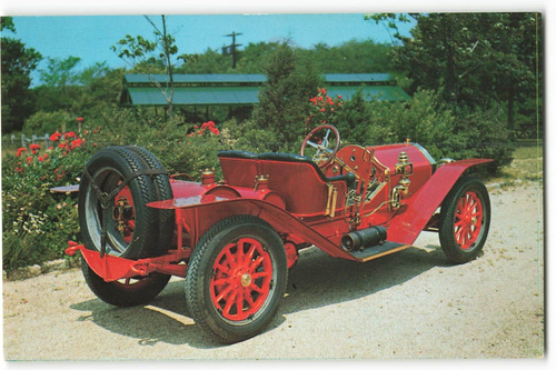 Postcard Long Island Auto Museum - 1910 SIMPLEX Model 50 Speed Car VTG ...
