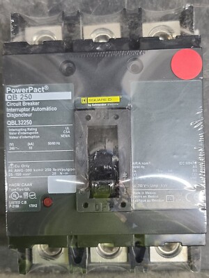Square D QBL32250 250A 3P 240V PowerPact Circuit Breaker | eBay