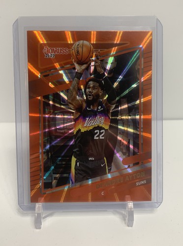 2021 Donruss DeAndre Ayton Orange Laser Parallel 🏀 | eBay