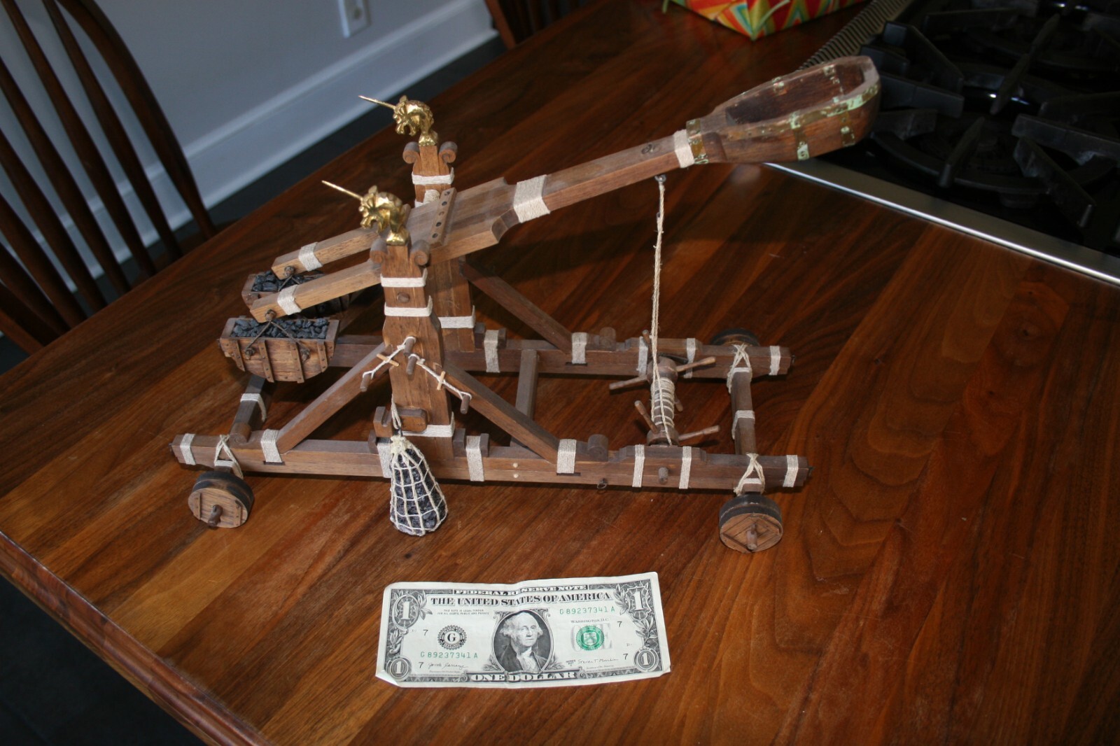 Medieval Trebuchet Wooden Model Handmade Working Model Incredible ...