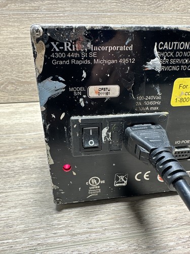 X-Rite Counter Top 700 Paint Mix Match Formulation Instrument - CF57U ...