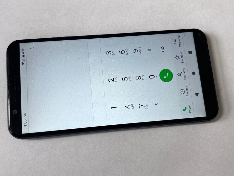 UNLOCKED AT&T Fusion Z V340U 16GB Blue 4G LTE Smart Phone / T-Mobile ...