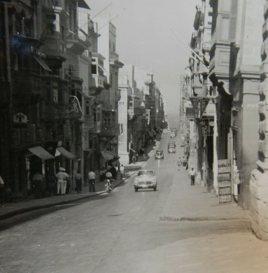 MALTA STREET 1950S ERA 9 X 12 CM 1950 era ORIG B& W PRIVATE PHOTO ss | eBay