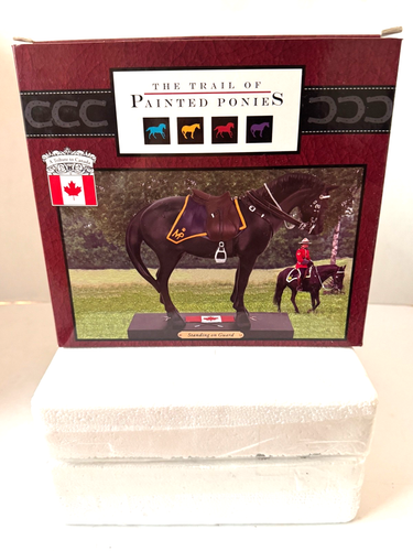 Enesco Trail of Painted Ponies Figurine NIB COA '10 Standing on Guard ...