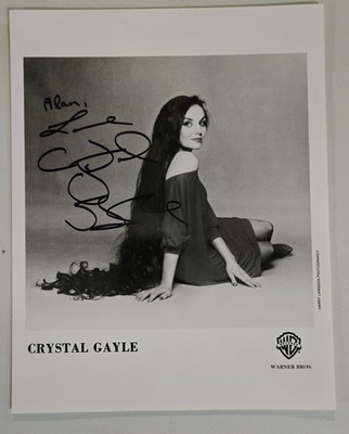 CRYSTAL GAYLE Signed Autographed 8x10 Photograph - To Alan | eBay