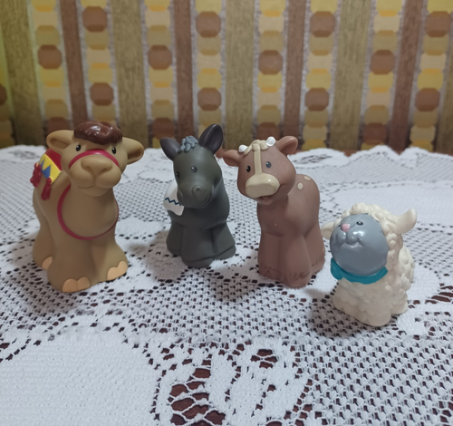 Fisher Price Little People Christmas Nativity Camel Sheep Donkey Baby ...