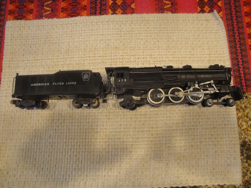 313 American Flyer PRR K-5 Locomotive & Tender Large Motor, refurbished ...